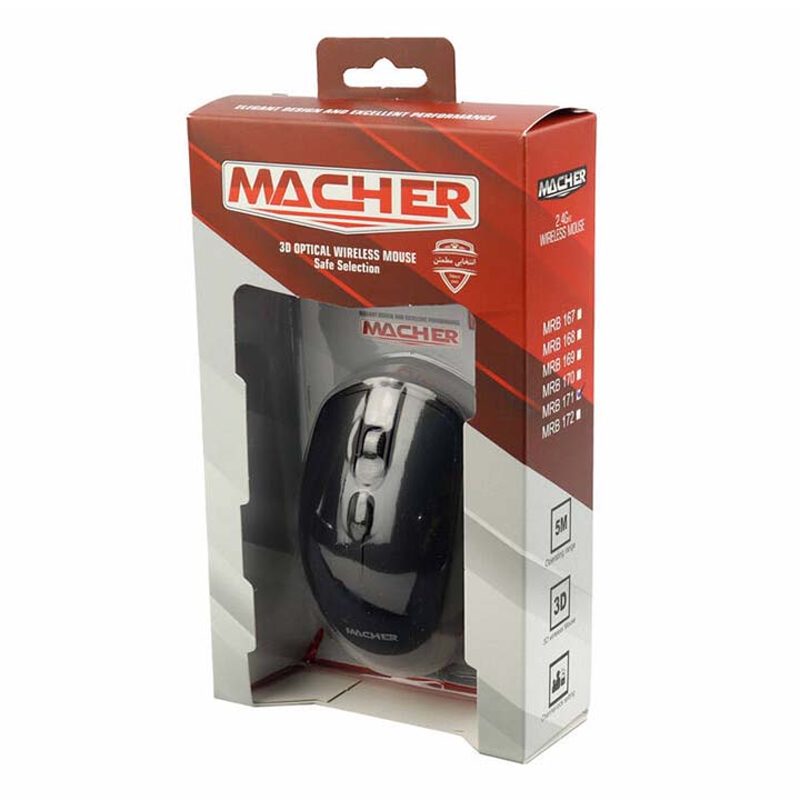 موس بی سیم مچر MACHER مدل MRB-171 | رایان مدرن