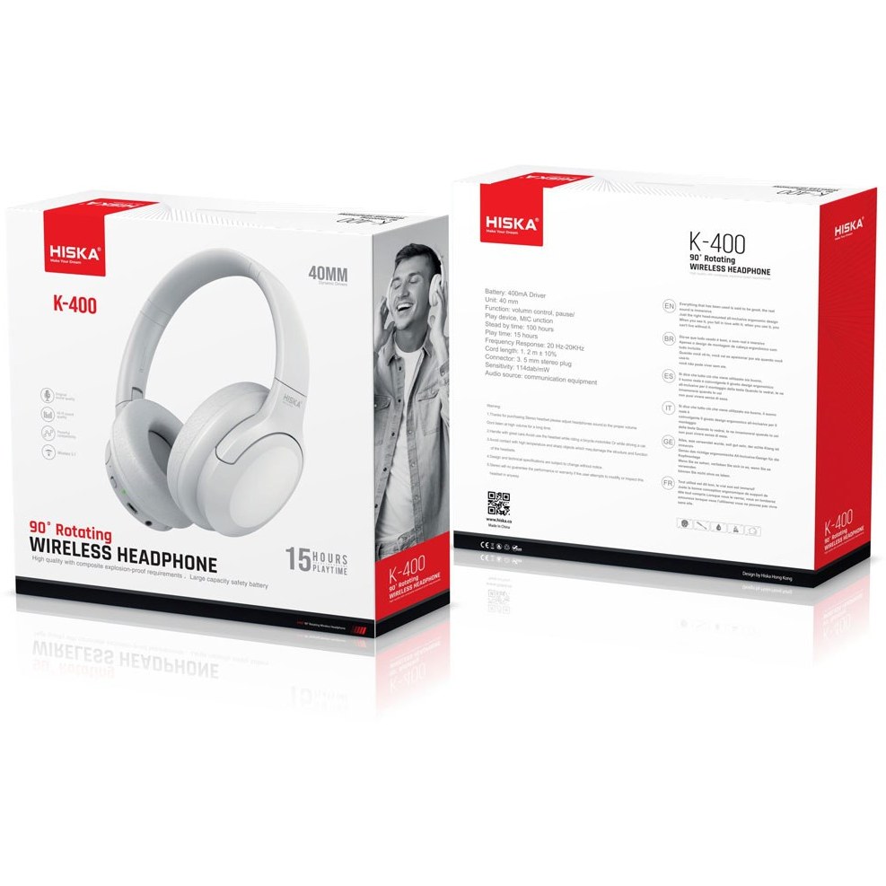 هدست بلوتوثی هیسکا HISKA K-400 | رایان مدرن