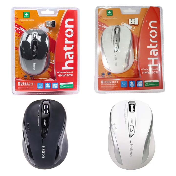 موس بی سیم هاترون HATRON مدل HMW120SL | رایان مدرن