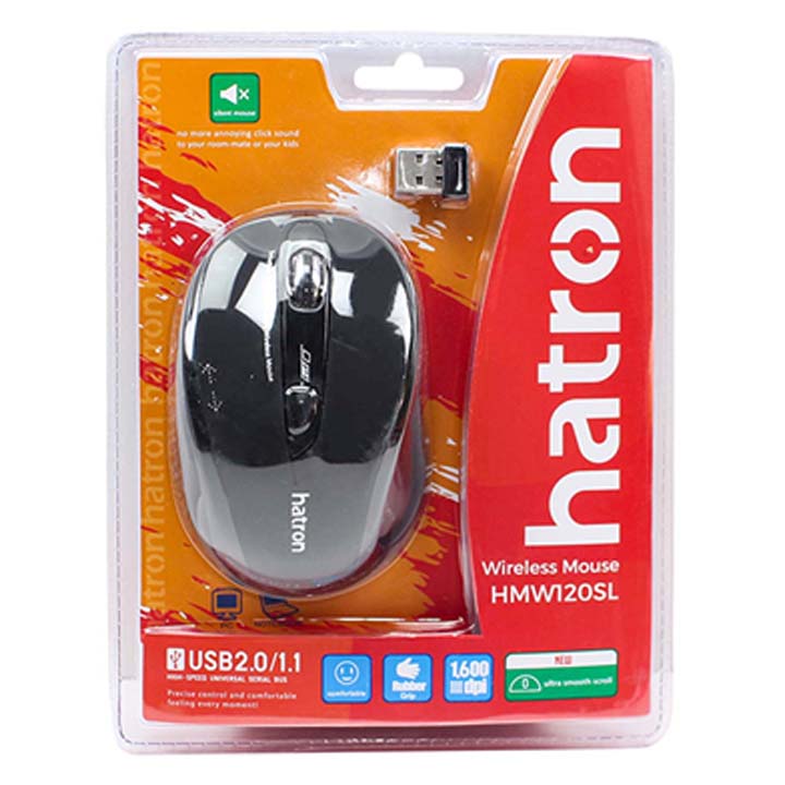 موس بی سیم هاترون HATRON مدل HMW120SL | رایان مدرن