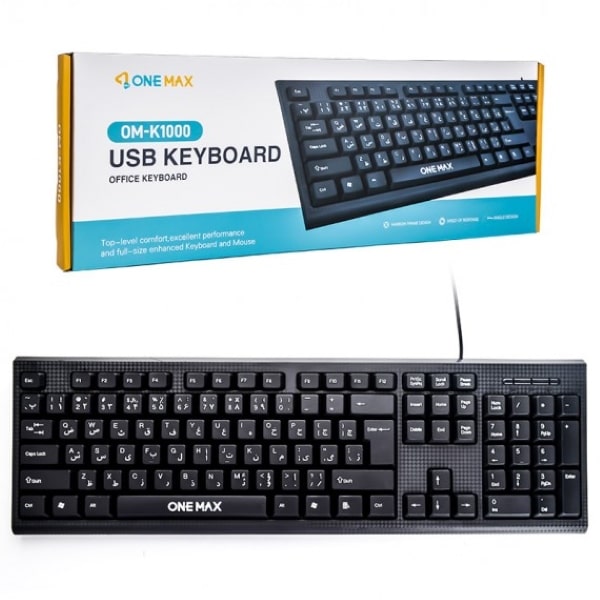 کیبورد سیمی ONEMAX مدل OM-K1000 | رایان مدرن