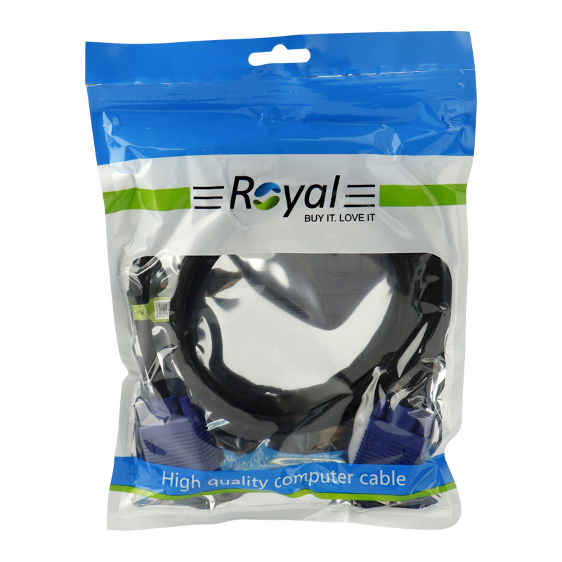 کابل VGA (3+4) رویال ROYAL طول 1.5 متر | رایان مدرن
