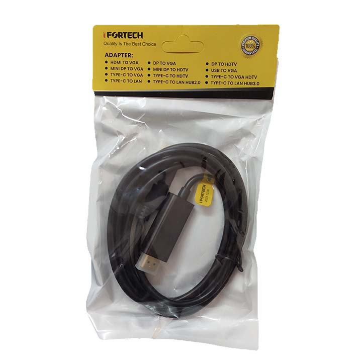 کابل DISPLAY to HDMI آی فورتک iFORTECH طول 1.8 متر | رایان مدرن
