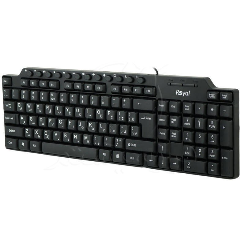 کیبورد سیم‌دار رویال مدل 151 | رایان مدرن