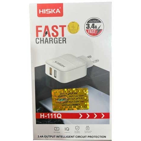 شارژر دیواری هیسکا HISKA به همراه کابل USB-C مدل H-111Q | رایان مدرن