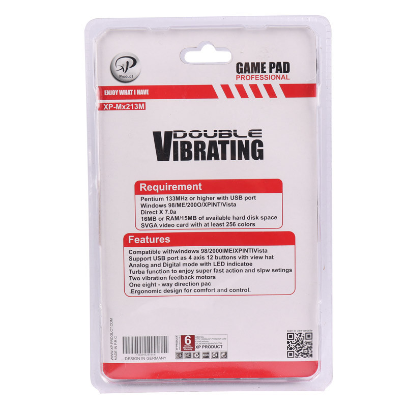 گیم پد دوبل شوک دار سیمی ایکس پی XP مدل XP-MX213M | رایان مدرن