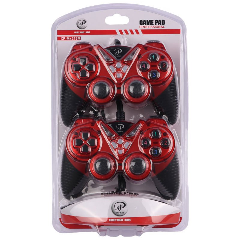 گیم پد دوبل شوک دار فانتزی سیمی XP مدل XP-MX216 | رایان مدرن