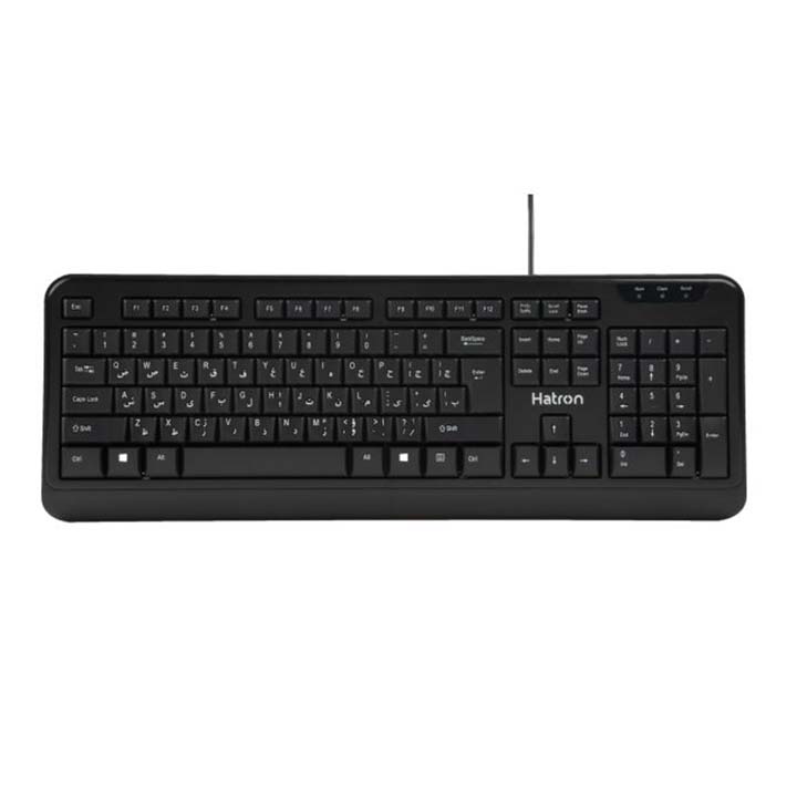 کیبورد سیمی هاترون HATRON مدل HK240 | رایان مدرن
