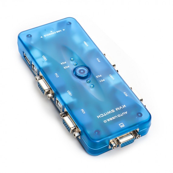 KVM سوئیچ 4 پورت اتوماتیک مدل 104UK | رایان مدرن